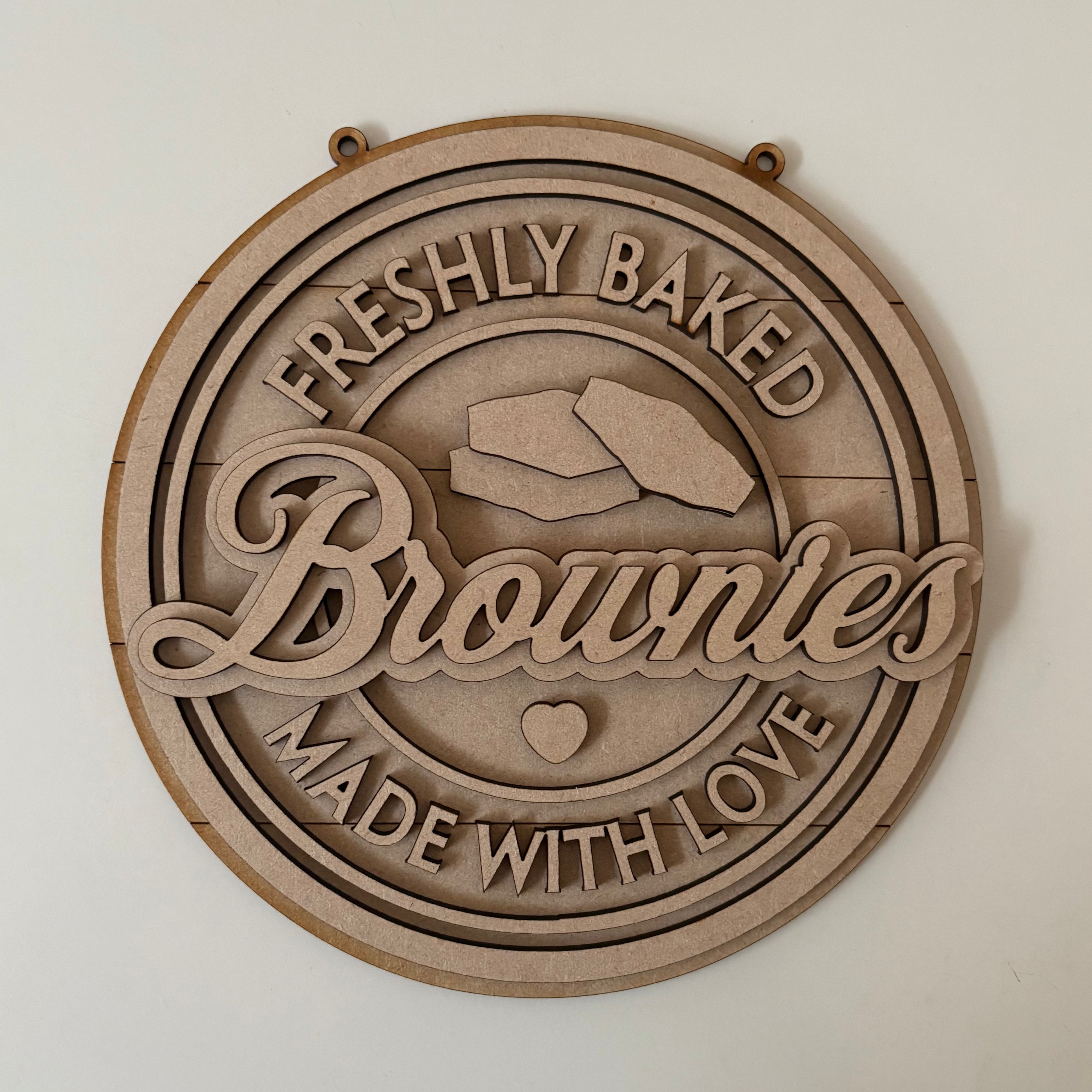 20cm Brownies Sign – ÄRTHAUS 52
