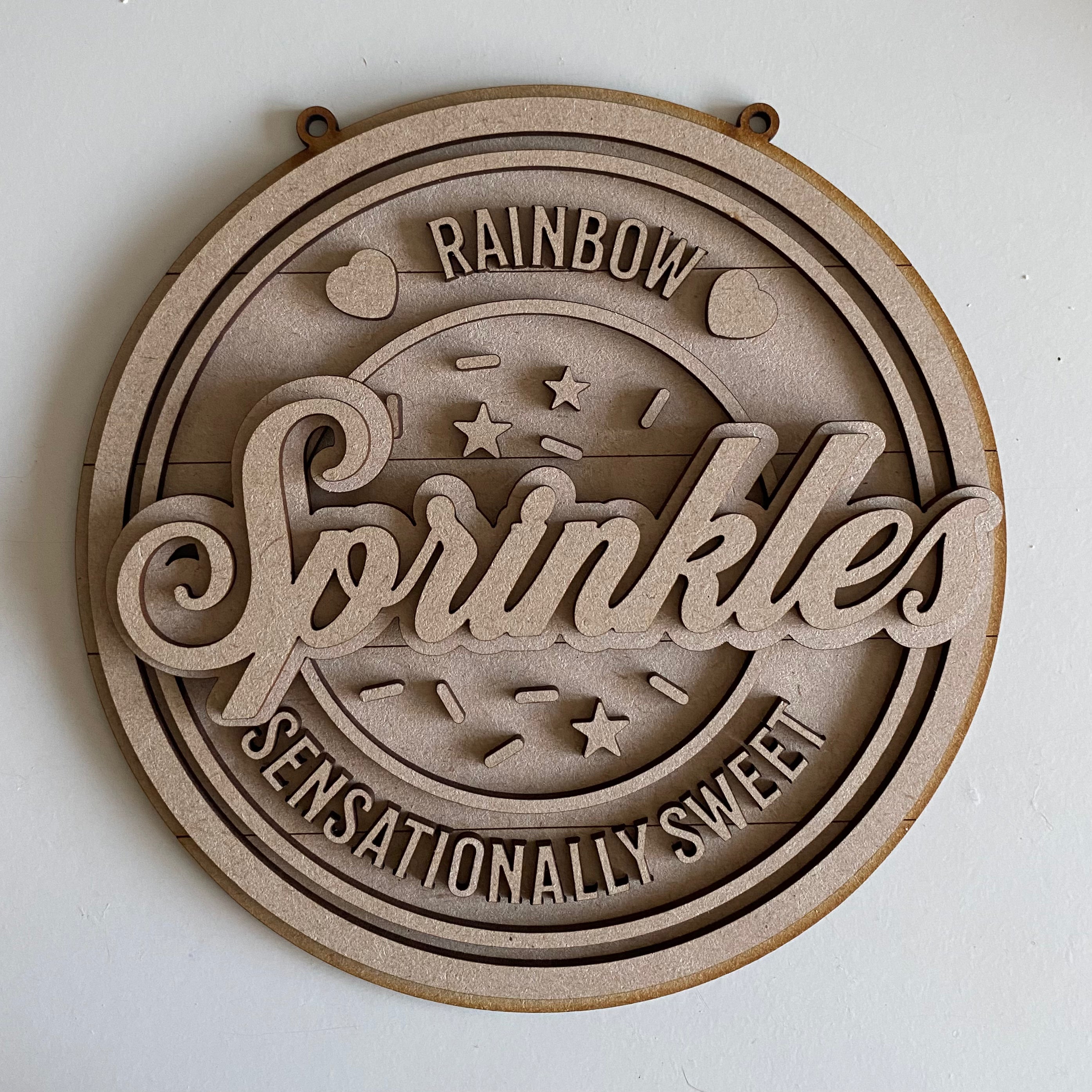 20cm Sprinkles Sign – ÄRTHAUS 52